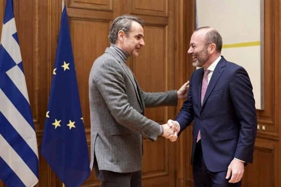 Manfred Weber: Ευχαρίστησα τον Κυριάκο Μητσοτάκη για το έργο της ...